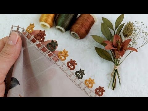 604 ENFES BİR LALE  OYASI  OLDU tülbentiyle uyumu harika👌💐