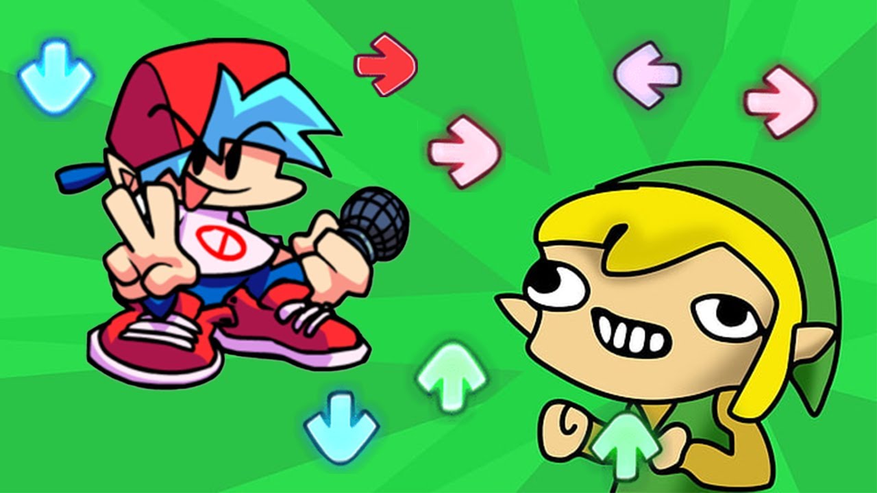 Link (The Legend of Zelda) in Friday Night Funkin FNF - YouTube