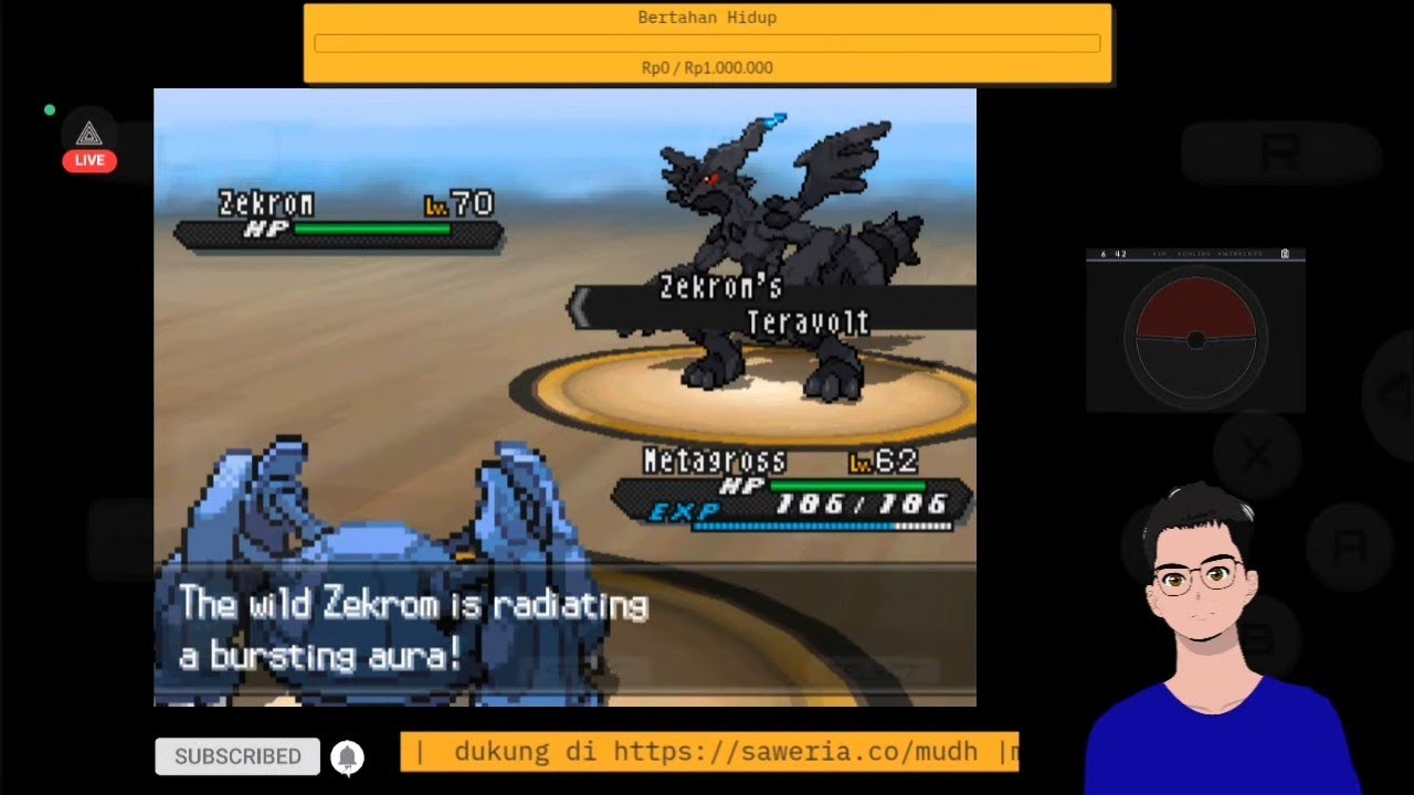 NANGKEP ZEKROM BISA GAK NIH? - POKEMON BLACK 2 [GAMEPLAY #16] - YouTube