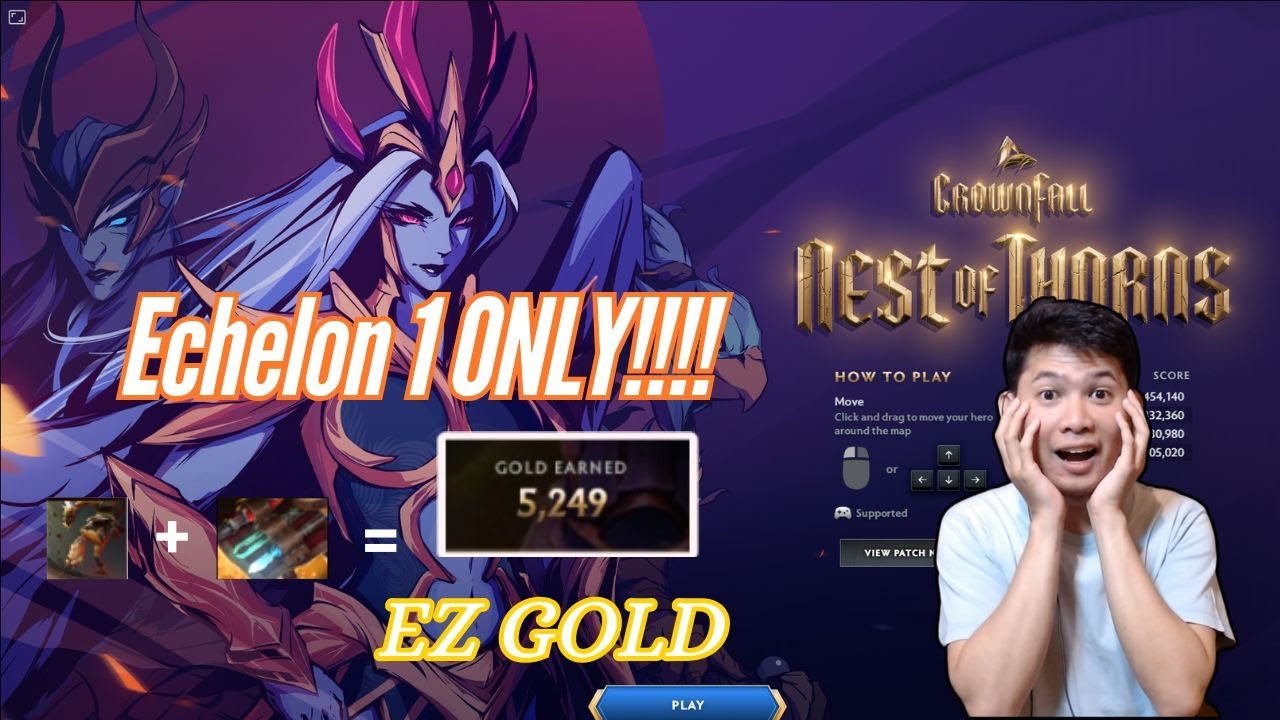 Dota 2 : How I Farming GOLD in Nest of Thorns ACT IV!!! EZ GOLD!! - YouTube