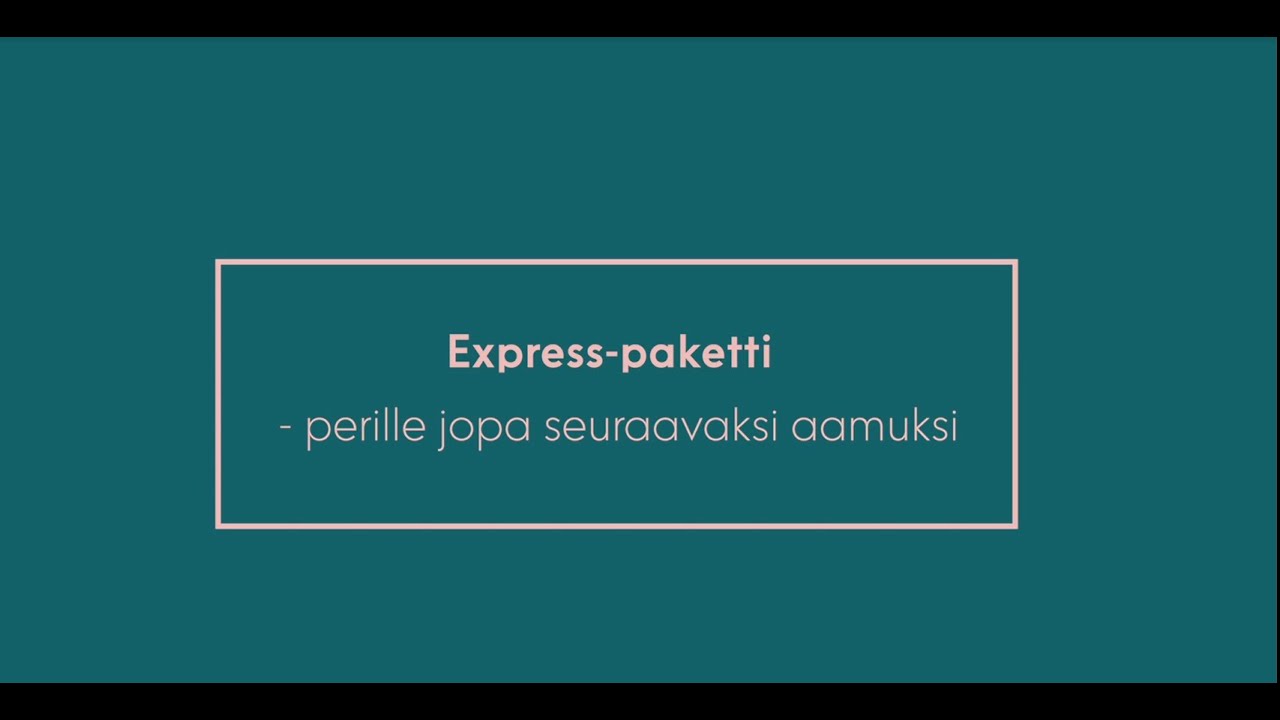 Posti Express-paketti - YouTube