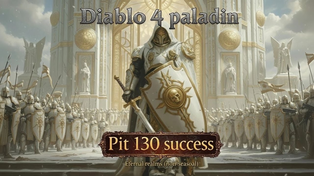 Diablo 4 - Pit 130 Judgement Paladin Consecration | Eternal realm | No ...