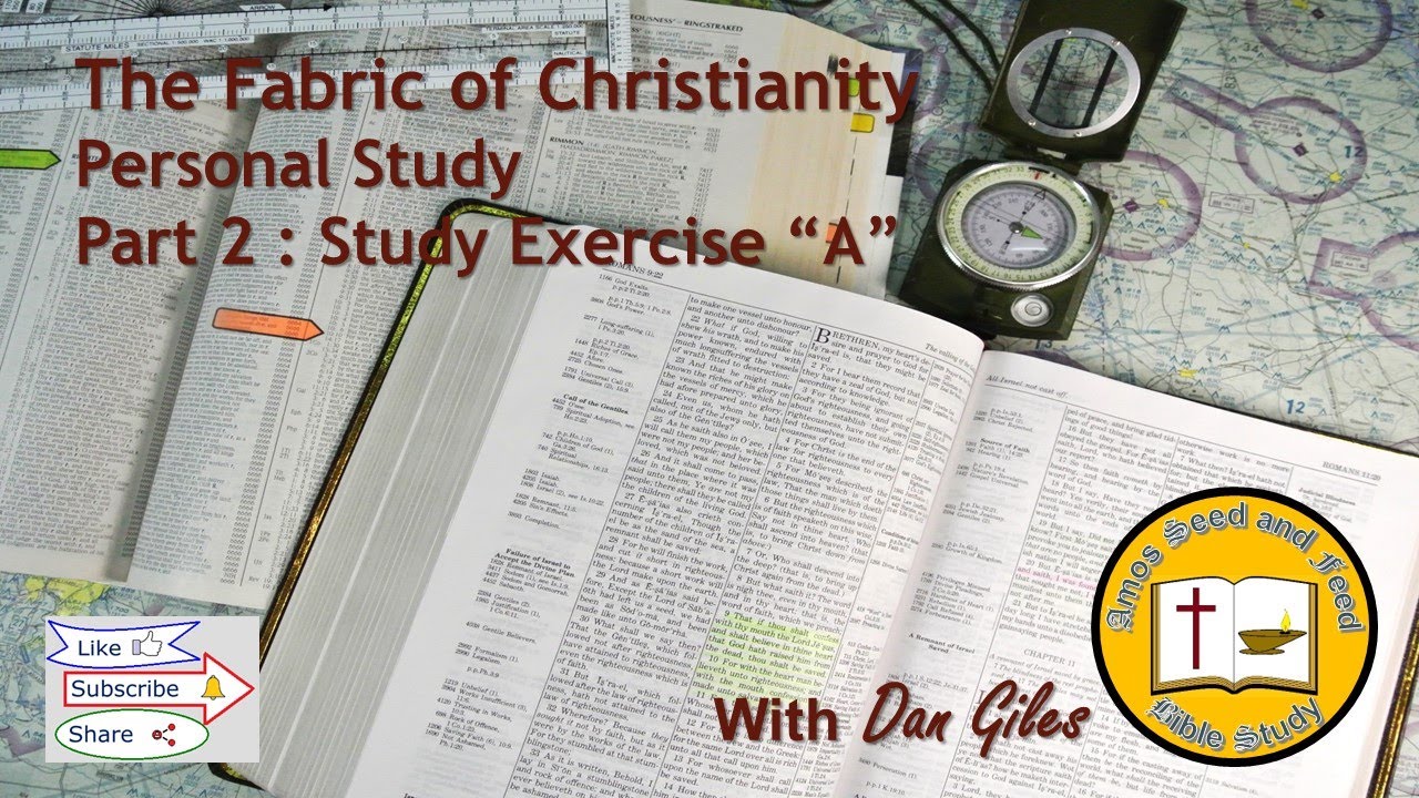 Lesson 4 | Personal "Study" Part 2 of 3: Study Exercise "A" - YouTube