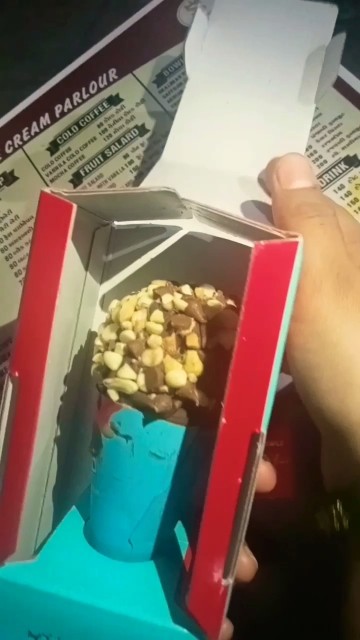 choco block cone #icecream - YouTube