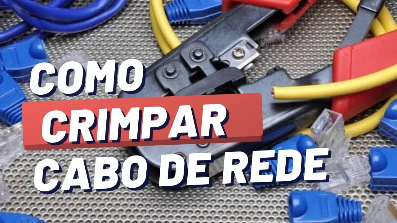 Como crimpar um cabo de rede na pratica!! - YouTube