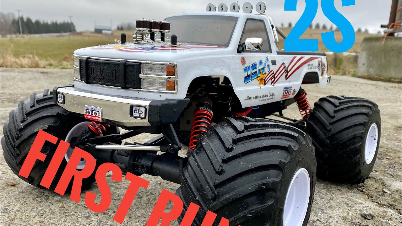 Kyosho USA-1 first run! - YouTube