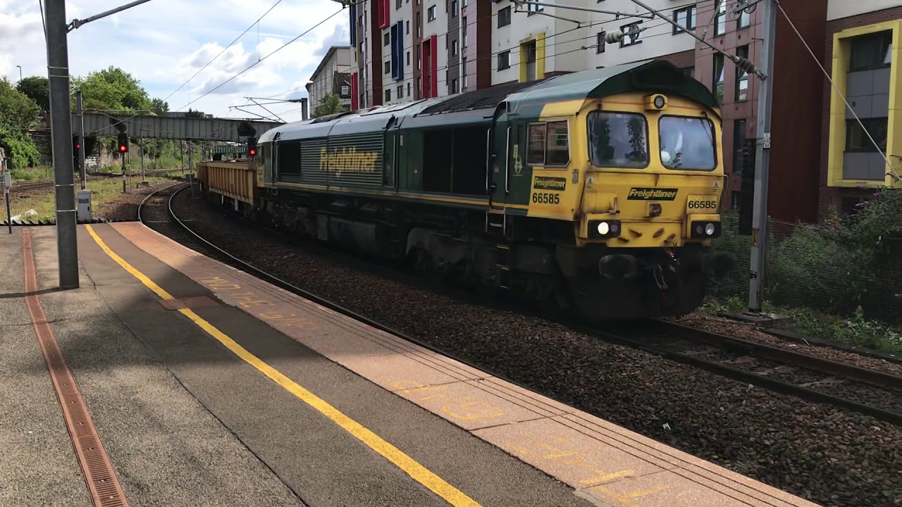 Class 66585 passing manors 12.07.20 - YouTube