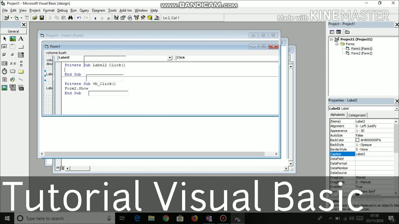 Cara menjalankan program dengan menggunakan visual basic 6.0 - YouTube
