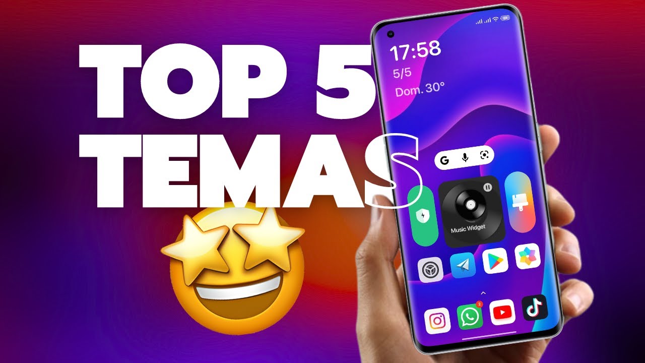5 MELHORES TEMAS PARA SEU XIAOMI 😍 - YouTube