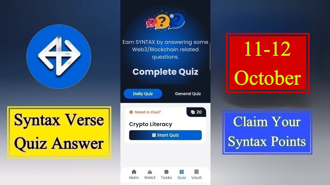 Syntax Verse quiz answers today | 11 October Syntax Verse quiz answer ...