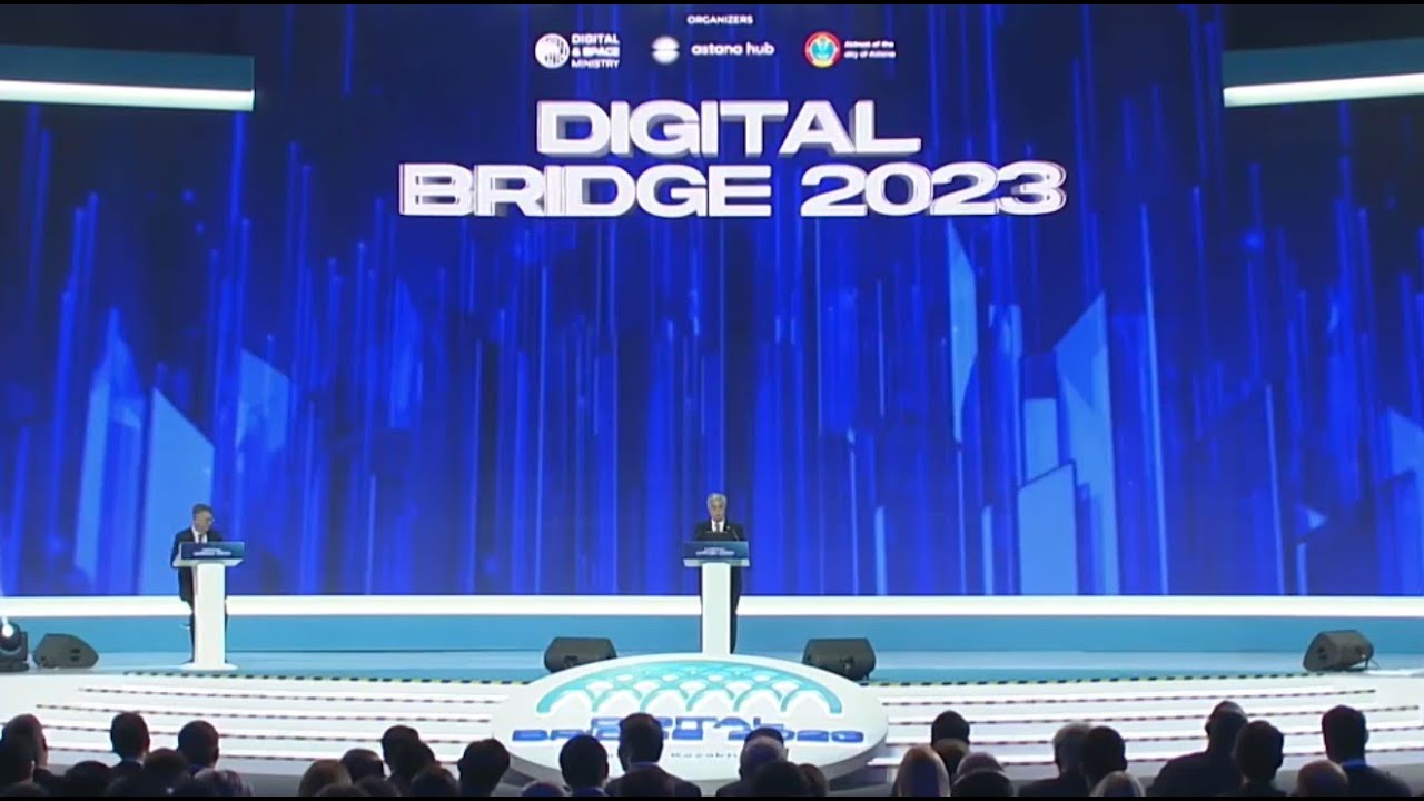 Токаев принял участие в форуме Digital Bridge - YouTube
