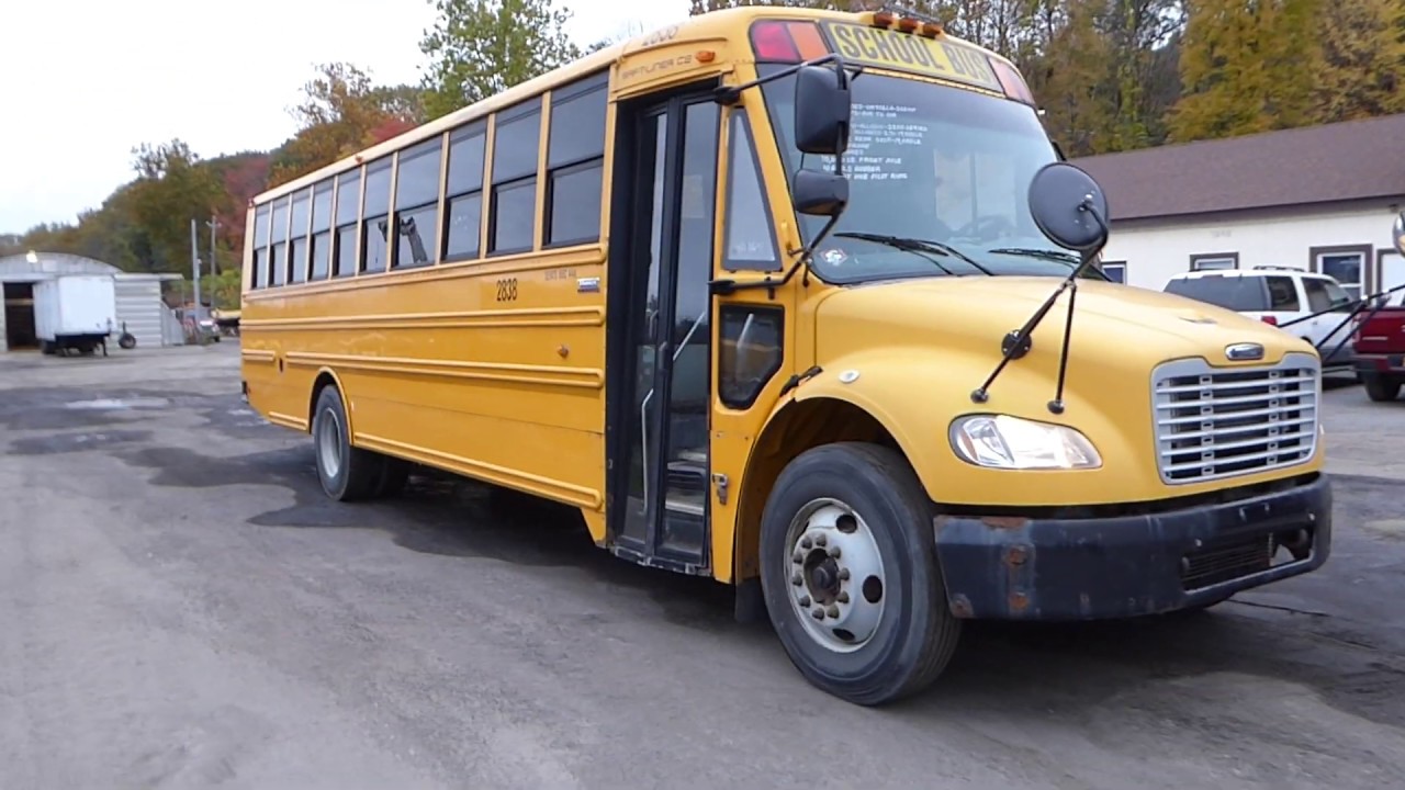 2008 Thomas Saf-T-Liner C2 School Bus - TRO 1016191 - YouTube