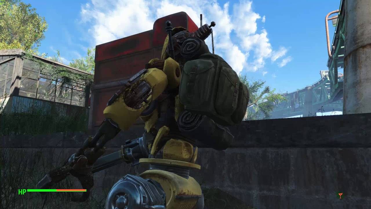 Fallout 4 bug in Tales of the Commonwealth mod and Robot Workshop - YouTube