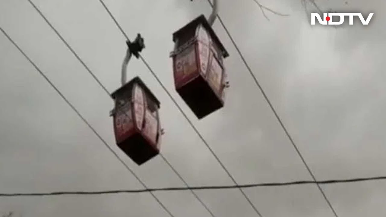 Watch: Cable Cars Sway In Heavy Wind, 30 Devotees Stuck For Half An ...