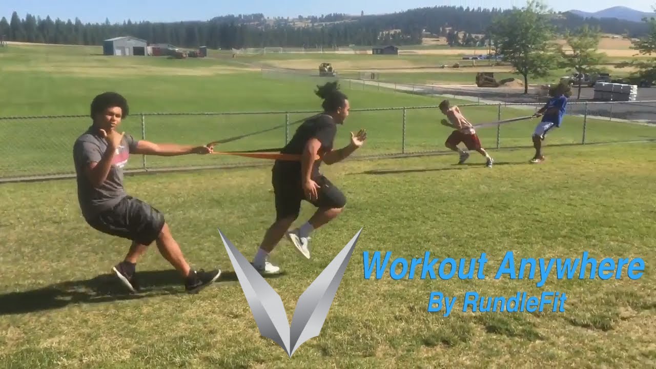 Resistance Band Sprints (Get Fast) - YouTube