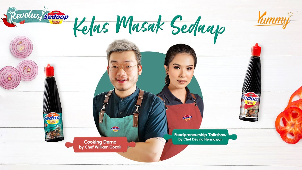 Kelas Masak Sedaap #1 Bersama Chef Devina Hermawan & Chef Willgoz - YouTube