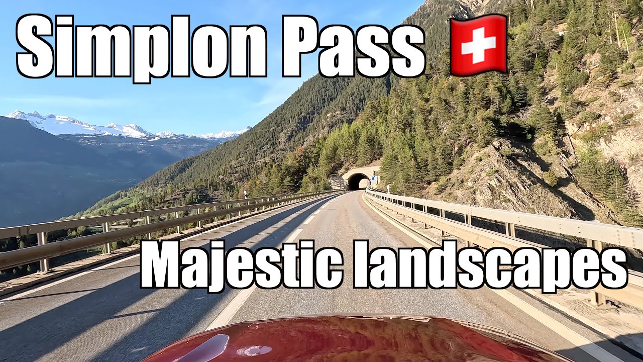 Riding the Swiss Alps, Drive down the Majestic Simplon Pass - YouTube