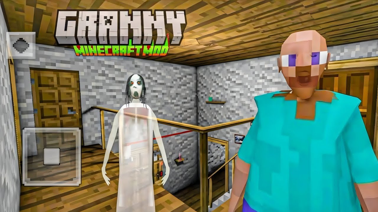 Granny Game Horror Escape Gameplay | Granny Minecraft Mod - YouTube