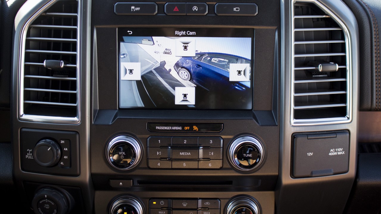 2017 Ford F150 Limited: Rostra 250-8452 & 250-8162 Blind Spot Cameras ...