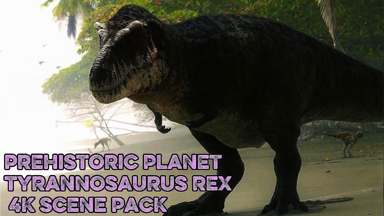Prehistoric Planet T. rex 4K+ Scene Pack - YouTube