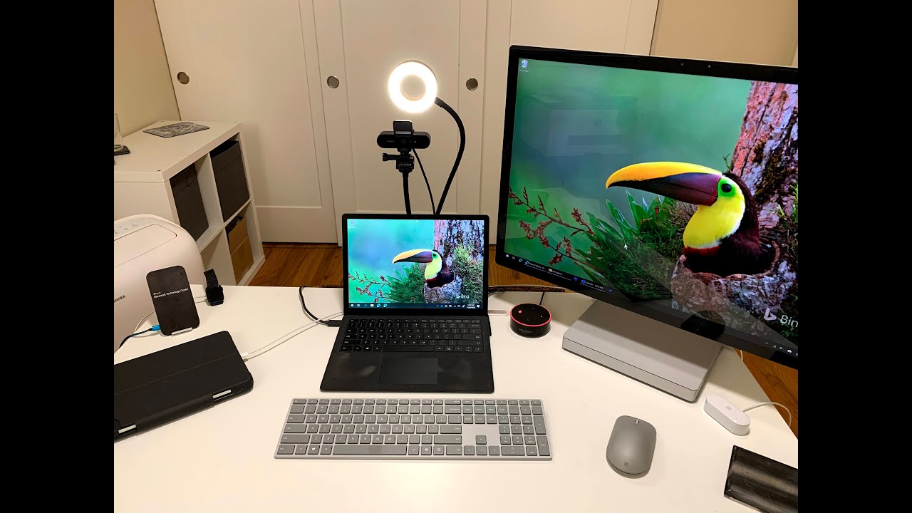 My work from home setup - YouTube