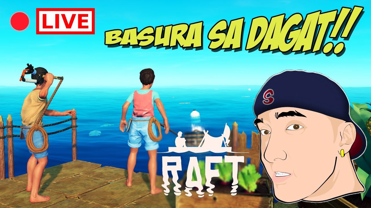 NA-STRANDED KAMI SA DAGAT! | Raft Tagalog - YouTube