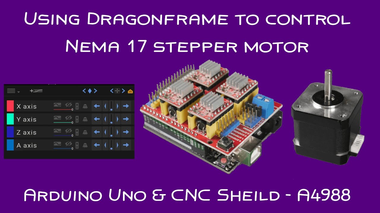 Use Dragonframe software to control stepper motors with Arduino and CNC ...