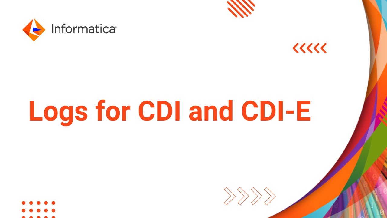 Logs for CDI and CDI-E - YouTube