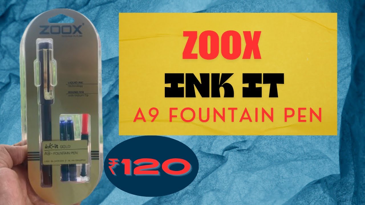 Zoox ink it A9 fountain pen | flair zoox | best fountain pens | zoox ...