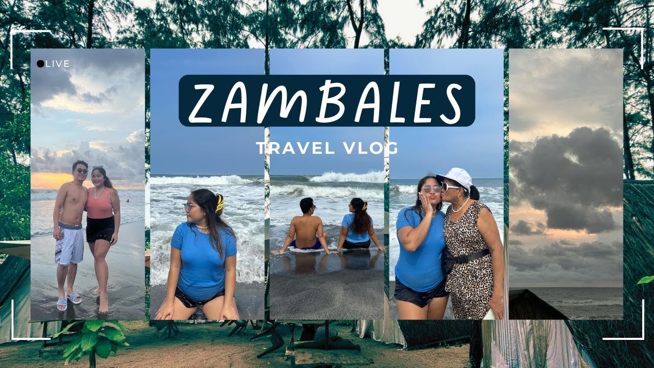 DIY Zambales Trip | First Beach Experience of Shimmer | Lakbay Maria ...