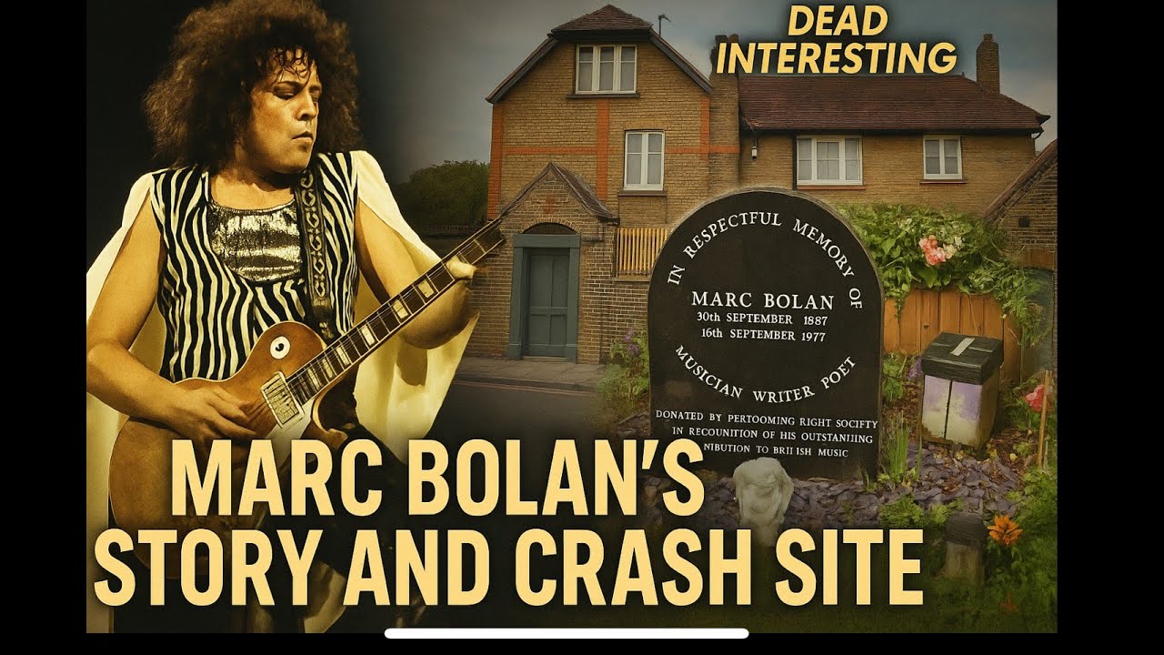 Marc Bolan's Memorial Plaques, Shrine, Childhood Homes & House He Lived ...