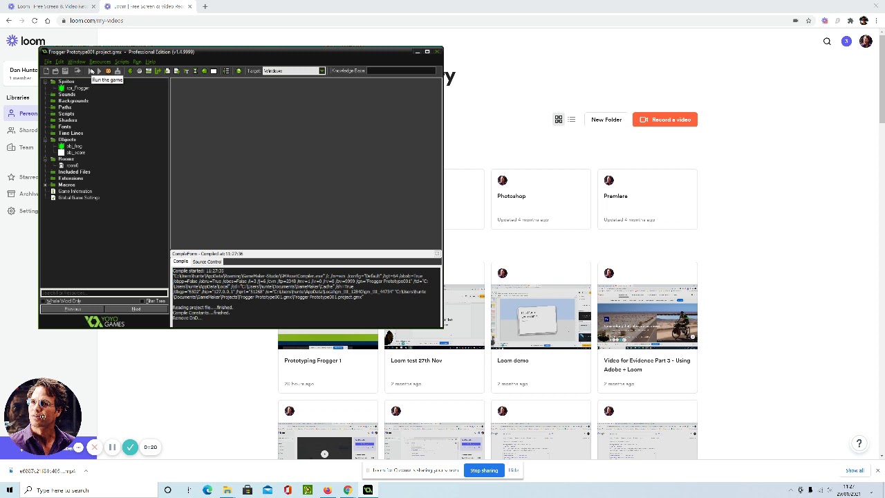 Silent Frogger v001 Prototype - YouTube