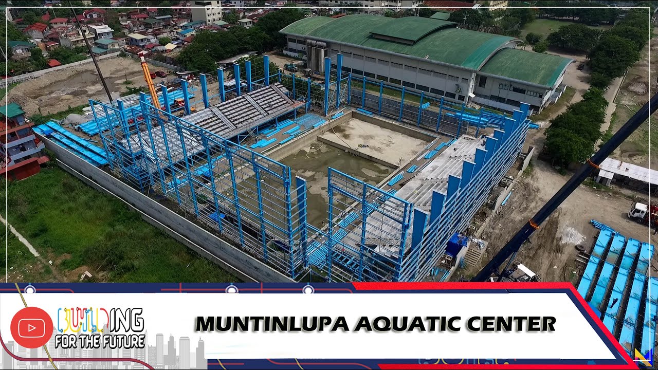 1,500-seater Muntinlupa City Aquatic Center - YouTube