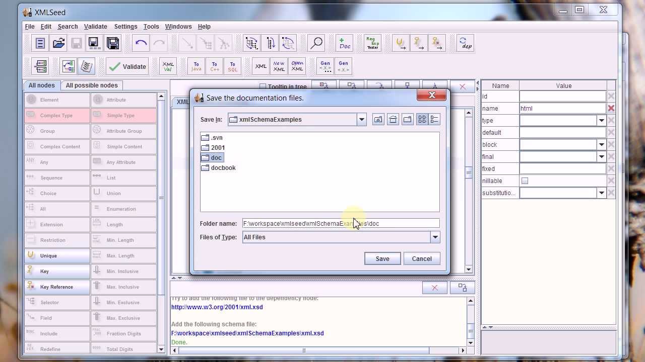 XMLSeed XML Schema Documentation Generator - YouTube
