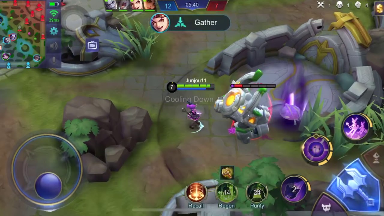 Mobile Legends: (Little Witch Lylia) tying Lylia in Mythic rank - YouTube