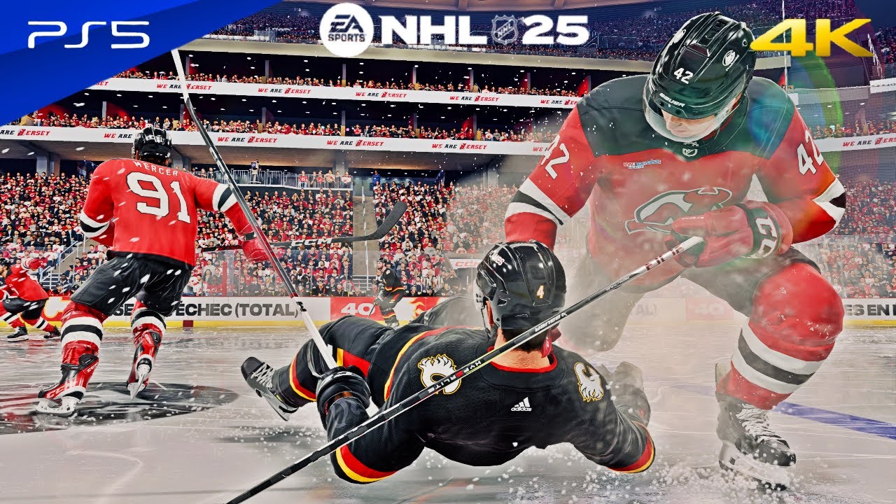 NHL 25 | Full Game | Flames vs. Devils | Gameplay 4K - YouTube