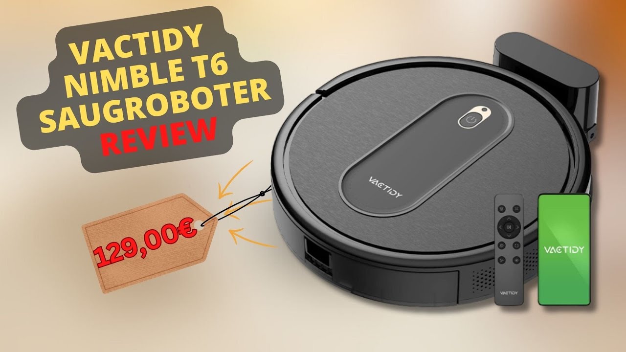 Vactidy Nimble T6 Saugroboter Review - Lohnt sich der Kauf? - YouTube