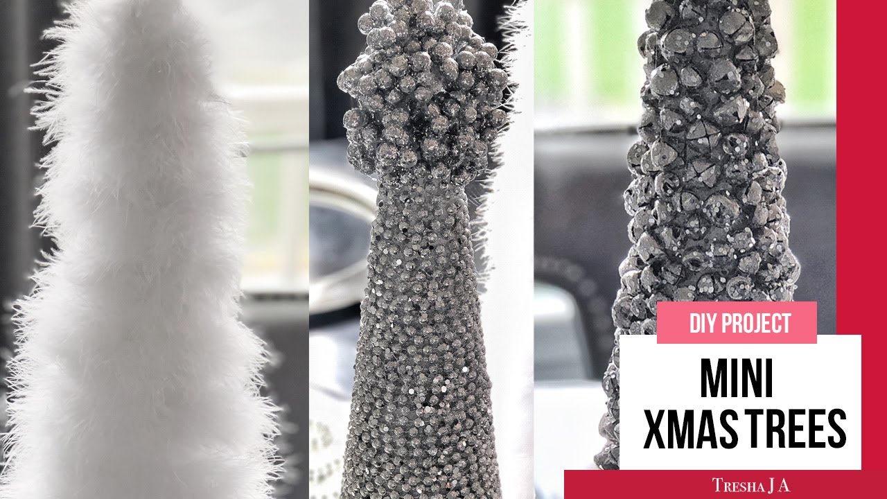 DIY Mini Christmas Trees - Holiday Decor - YouTube