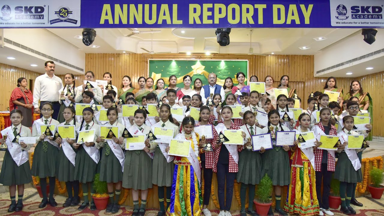 Annual Report Day 2022-23 | SKD Academy ISC Branch - YouTube