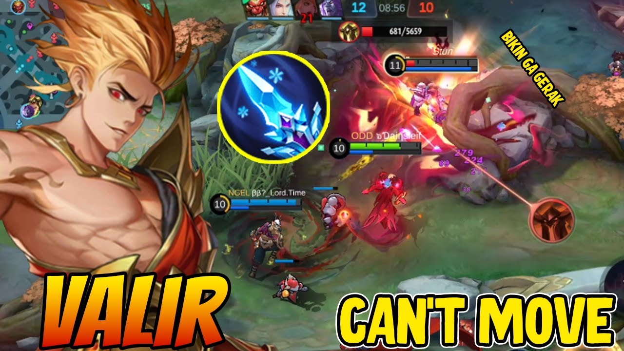 VALIR INSANE DAMAGE BUILD FULL BURST - Valir Best Build 2022 ~ MLBB ...