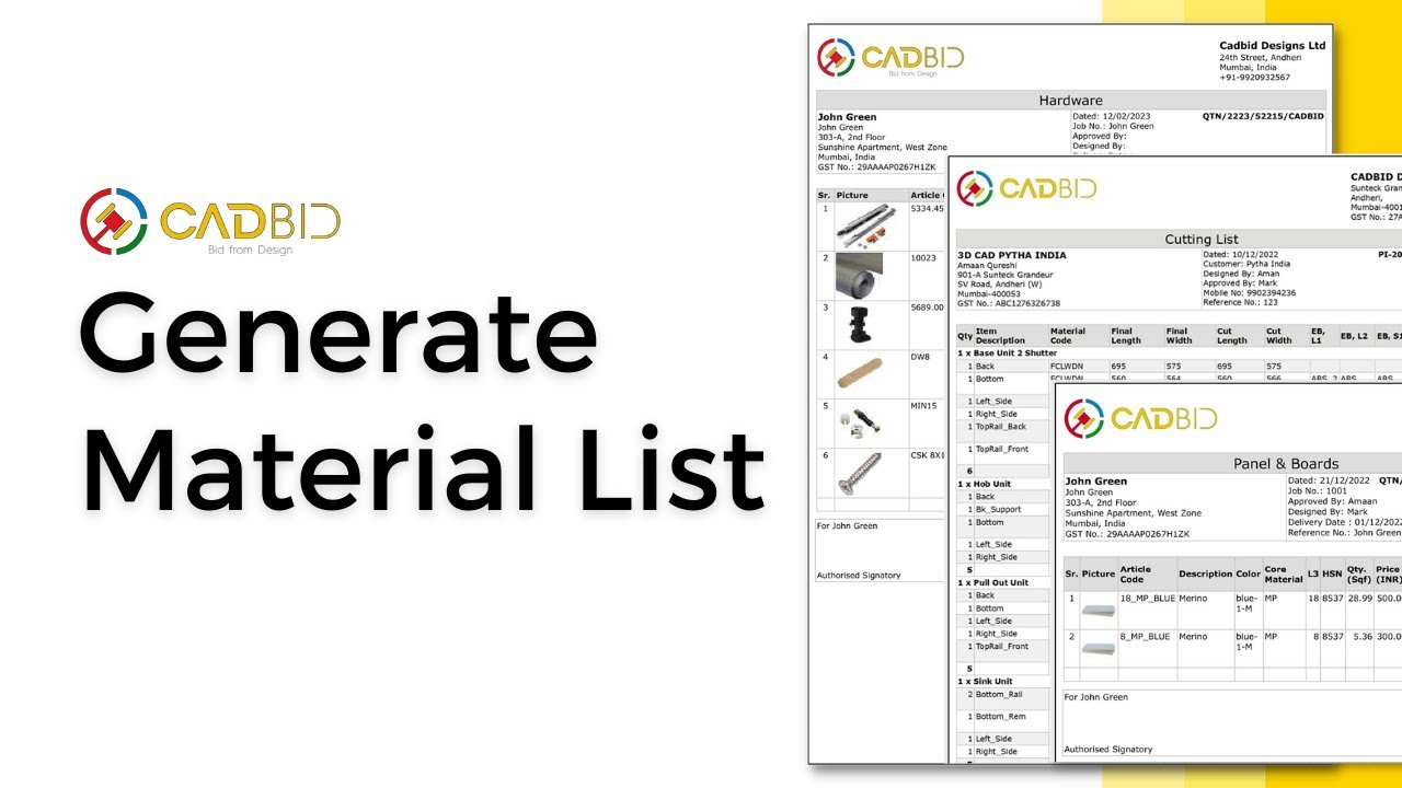 Part 02 | Generating Material List - YouTube