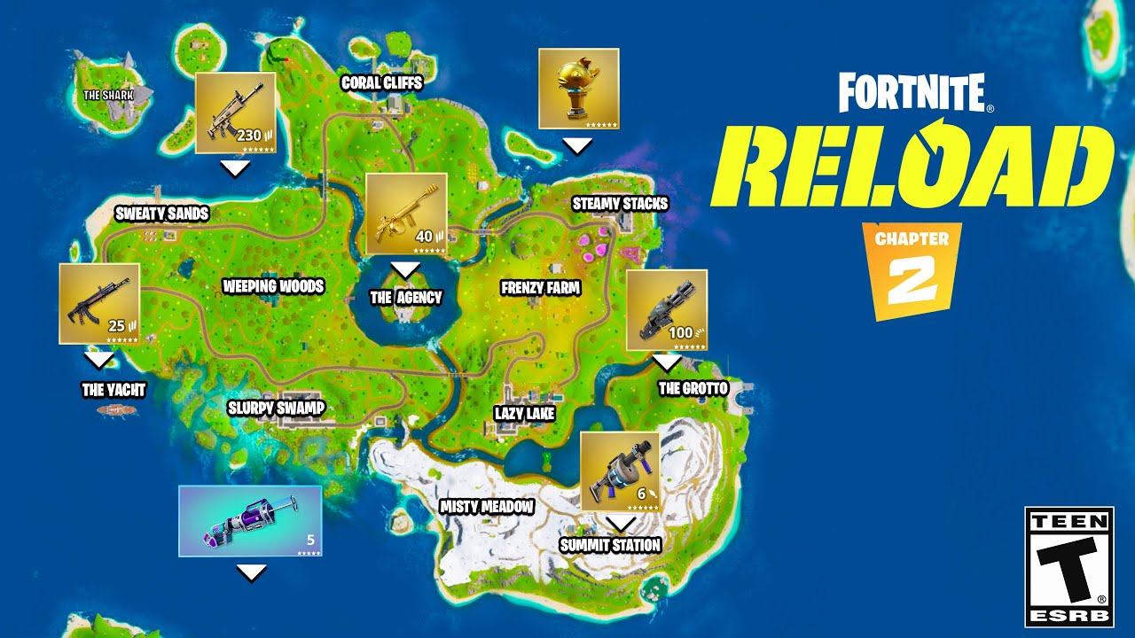 The NEW FORTNITE RELOAD CHAPTER 2 Map! (New Mode) - YouTube