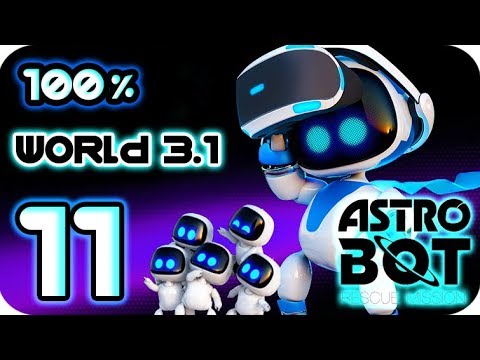 Astro Bot: Rescue Mission Walkthrough Part 11 | 100% (PS4 PSVR) World 3 ...