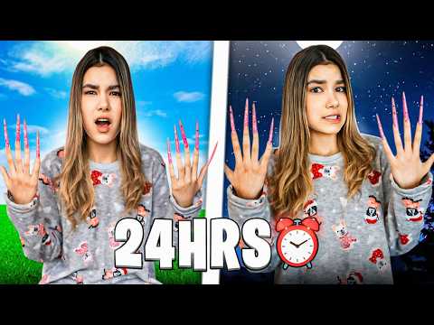 24 HORAS CON UÑAS GIGANTES | Ana Emilia
