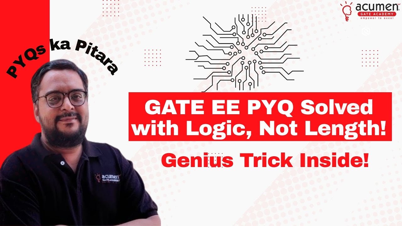 GATE EE PYQ Solved with a New Trick! | Analog Electronics | Op Amp ...