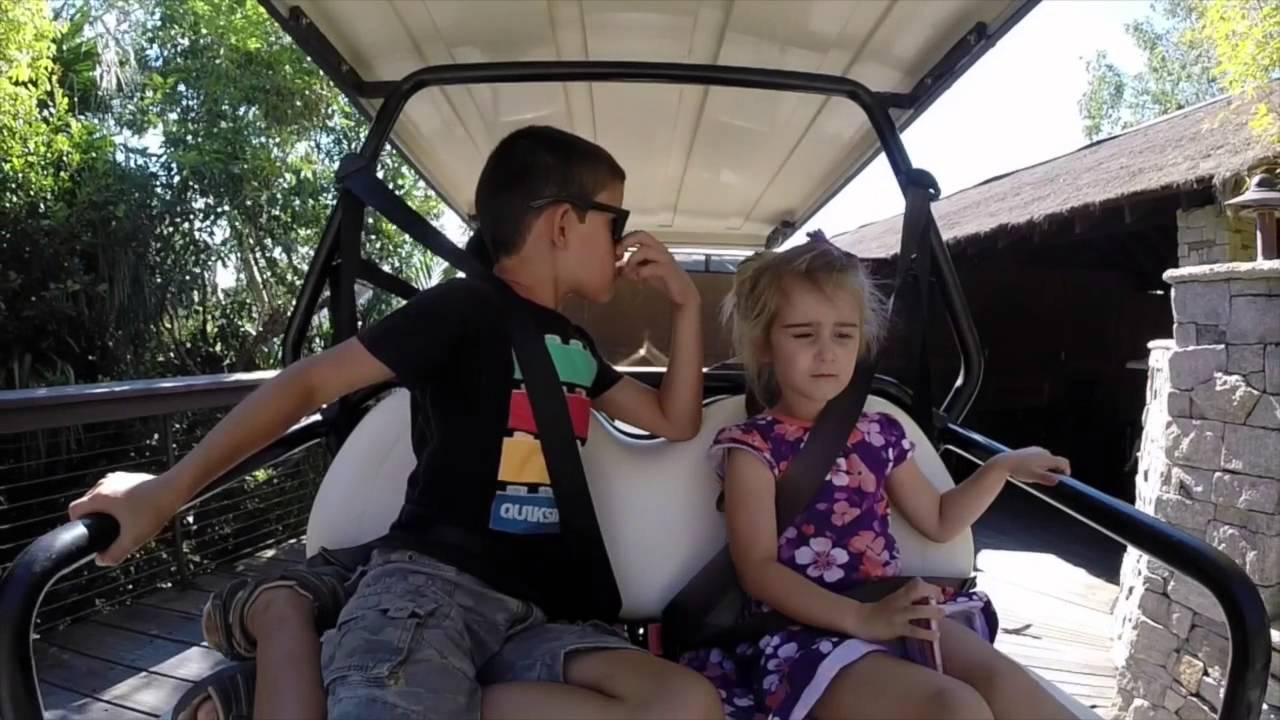 Golf Buggies on Hamilton Island - YouTube
