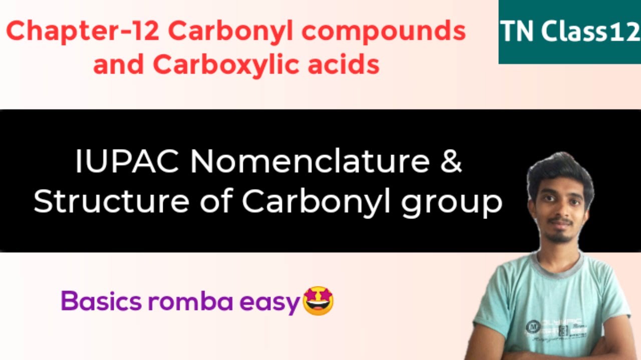 IUPAC Nomenclature of Aldehyde & ketones|Structure of Carbonyl group|TN ...