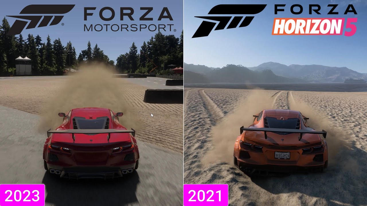 Forza Motorsport vs Forza Horizon 5 | Physics and Details Comparison ...