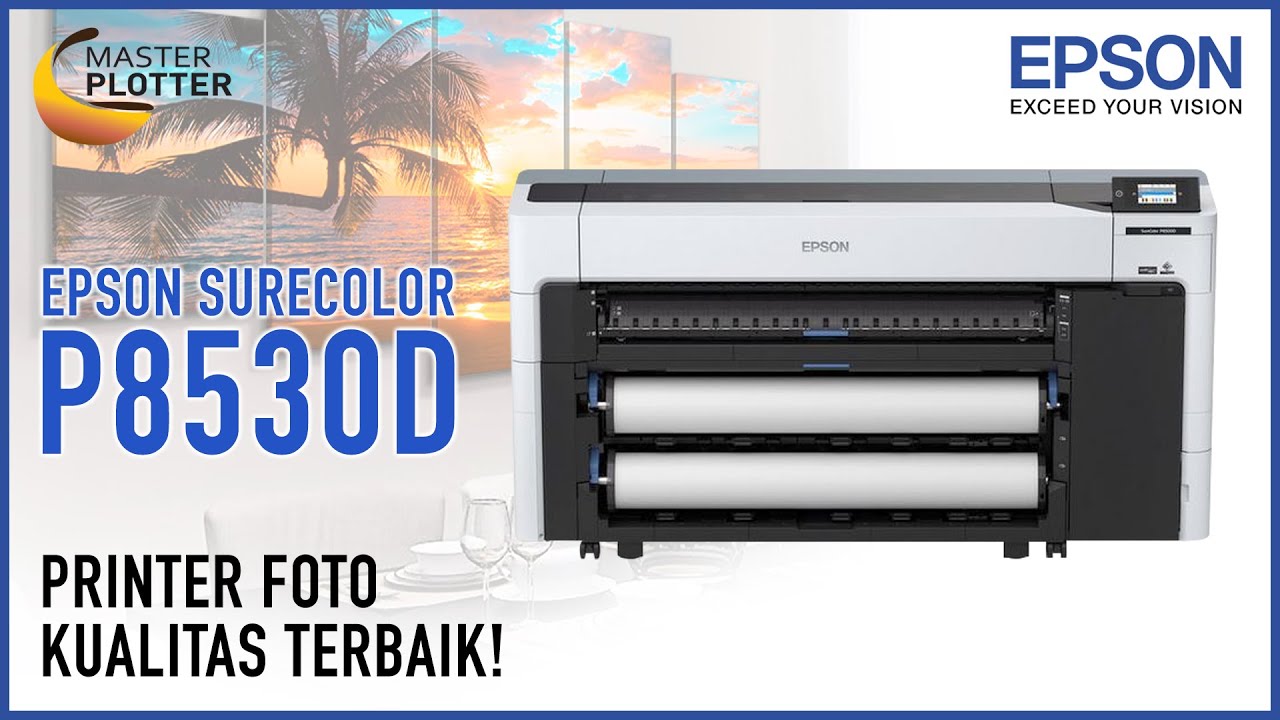 Epson P8530D NEW Photo Printer - YouTube