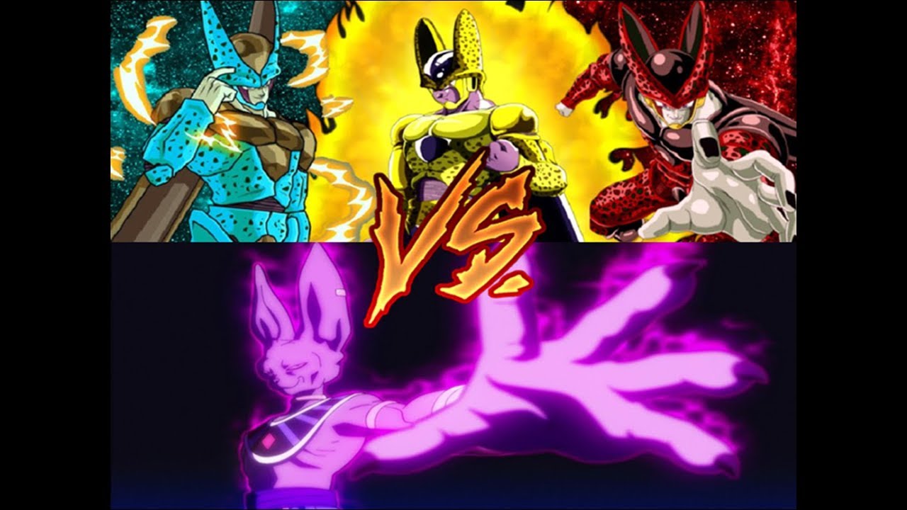 dbs golden ssj blue cell vs bills music video - YouTube